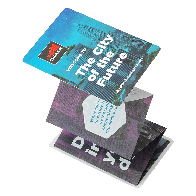 Z CARD Perfect Fit Banner Communication With The C Fold Z CARD